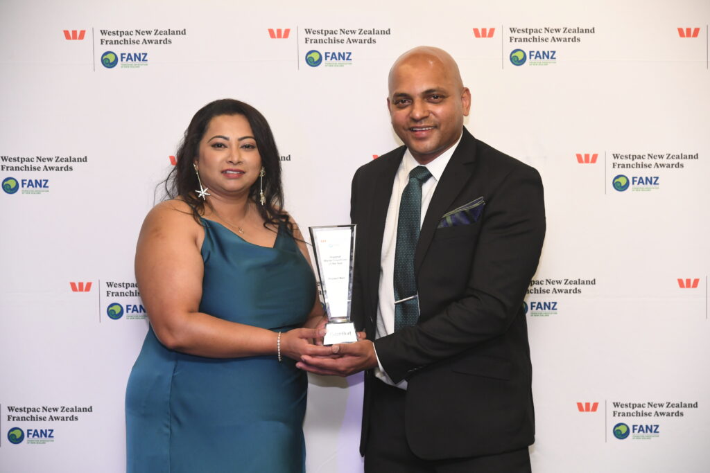 MRF Praneel Nair Celebrating Success at Westpac New Zealand Franchise ...